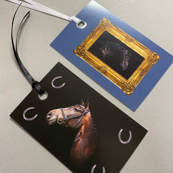 Horse Portrait Designed Gift Tag – Gallop Guru