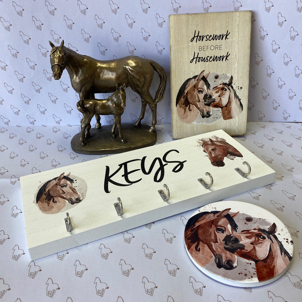 Horsework Before Housework Hanging Plaque – Gallop Guru