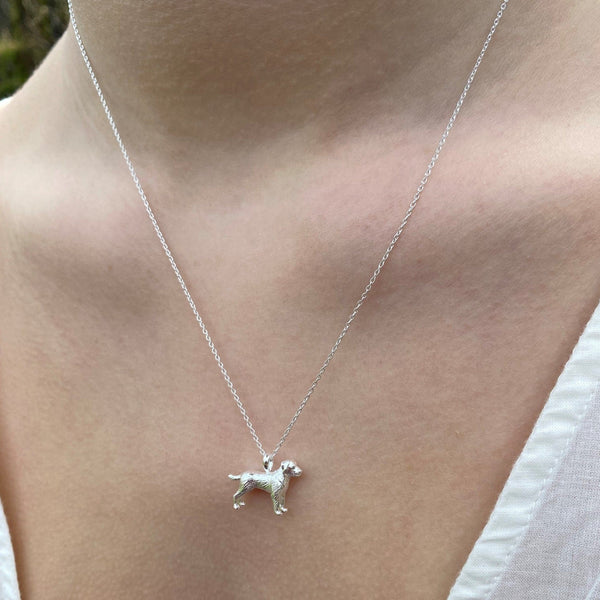 Classic Labrador Silver Necklace | Animal Jewellery | Gallop Guru