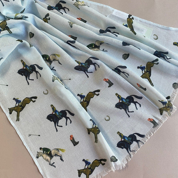 Horse Design Soft Twill Scarf – Gallop Guru